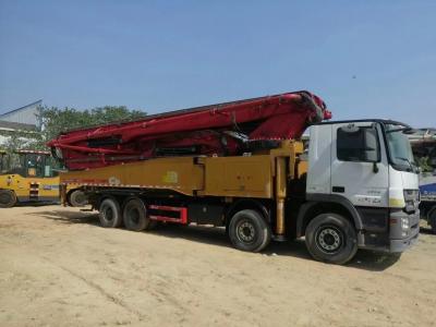 China 2019 Sy 56m Concrete Pump Truck Concrete Boom Pump with Semi-Dry Shotcrete Capability for sale