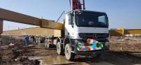 China Hydraulic Machining Process 2019 Sy 56m Concrete Pump on Benz Truck Concrete Boom Pump for sale