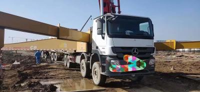 China Hydraulic Machining Process 2019 Sy 56m Concrete Pump on Benz Truck Concrete Boom Pump for sale