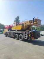 China Used 2018 Hydraulic Mobile Crane Maximum Lifting Height 40m STC80T6 Terrian Mobile Crane for sale