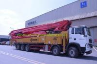 China 75m Concrete Boom Pump Truck with After-sales Service and Cylinder Type Structure for sale
