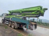 China 2021 Zml 46m Concrete Boom Pump Truck with Feeding Height 1540 and Vertical Reach 45.1m for sale
