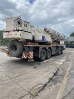 China Zoomlion 80ton Terrian Mobile Crane 2012 Year Used Crane Five-Arm Crane Jib in White for sale