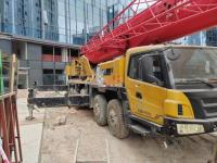China Orange and Red 55ton Mobile Crane Hydraulic Truck-Mounted Telescopic Crane Truck Crane for sale