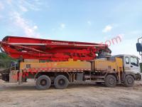 China Cylinder Type Second Hand Putzmeister 46m Used Concrete Pump Truck in Good Condition for sale