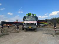 China Green Refurbished Zoomlion Concrete Mixer Machine 56 Meter Used Concrete Pump Truck for sale