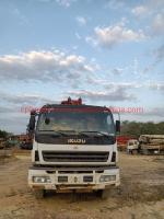 China Putzmeister 46 Meter Concrete Pump Truck Total Weight 34800 Kg Red for Your Benefit for sale