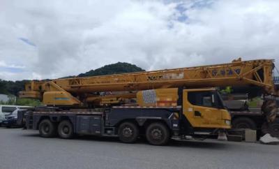 China Orange 55TON Crane Used Truck Hydraulic Terrian Mobile Truck-Mounted Telescopic Crane for sale