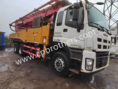 China Hydraulic Machining Process 2018 Sy 49m Used Concrete Boom Pump on Isz 12060*2500*4000mm for sale