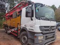 China Feeding Height 1540 Used Concrete Boom Pump 49m for Send Hand Construction Machine 2019 for sale