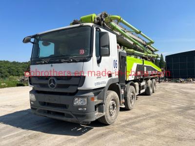 China Max.Vertical Reach 52 Meter ZLJ5440THBB Concrete Pump for Heavy Equipment Mixing for sale