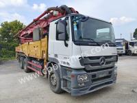 China 2018 Used Concrete Pump on Mercedes Benz 49m Pump with Hydraulic Machining Process for sale