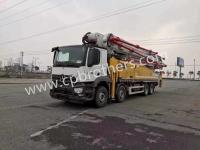 China White HB56K-7X 2021 Xg 62m Used Concrete Pump Truck for Construction in White for sale