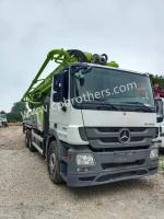 China 2018 Zoomlion 49M Truck Mounted Pump with Hydraulic Machining Process on Mecerdes Benz for sale