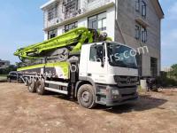 China Cylinder Type Structure 2018 Zoomlion 49m Used Concrete Pump Truck in Very Good Condition for sale