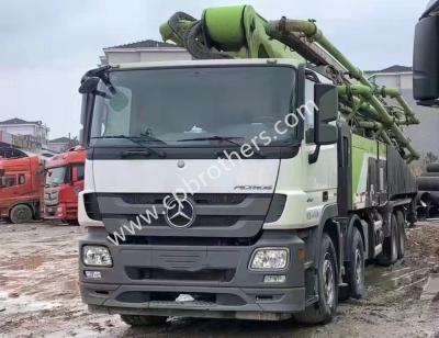 China 2019 Zoomlion 63m Used Concrete Pump Truck Mercedes Benz with ZLJ54400THBBE Cylinder Type for sale