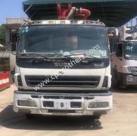 China 2013 Putzmeister 38m Mobile Pipeline Concrete Pump for Precise Concrete Placement for sale