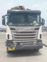 China Semi-Dry Shotcrete Type Zoomlion 64m Concrete Boom Pump for Engineering Construction for sale