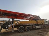 China SG5366THB M46 Cylinder Type 2013 Putzmeister 46m Second Hand Concrete Pump Truck Pump for sale