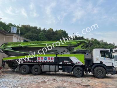 China 2018 Zoomlion 56m Truck Mounted Concrete Boom Pump with 2.6mm Vibrating Amplitude for sale