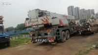 China Original Condition Zoomlion 50V 50t Truck Crane Used for Lifting Equipment in White for sale