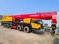 China Orange Folding Super Power 125t Truck Crane Mobile Crane Used Heavy Machine Year 2015 for sale