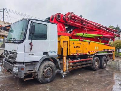 China Semi-Dry Shotcrete Type Used Concrete Boom Pump 43m with Hydraulic Machining Process for sale