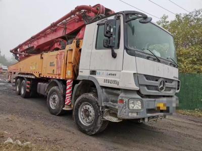 China 2014 56m Sy Concrete Pump on MB Truck Concrete Boom Pump with Feeding Height of 1400mm for sale