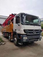 China 2.6mm Vibrating Amplitude Red 52m Truck Mounted Pump Mercedes Benz 2012 Second Hand for sale