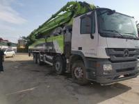 China 2019 Zoomlion 56m Mobile Pipeline Concrete Pump with Hydraulic Machining Process for sale