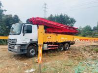 China Concrete Pump with Mecerdes Benz 49m Truck Mounted Pump and 2.6mm Vibrating Amplitude for sale