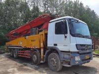 China Hydraulic Machining Process 56m Second Hand Concrete Pump with Mercedes Benz Chassis for sale