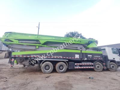 China Vibrating Amplitude 2.6mm 2019 Used Concrete Pump Truck Boom Pump with Mercedes Benz for sale