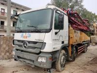 China 2014 Used Concrete Boom Pump 52m with Mercedes Benz SY5419THB Spare Parts Included for sale