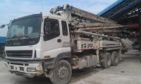 China Zoomlion 37m 2007 Used Concrete Pump Truck Mounted Pump with Cylinder Type Structure for sale