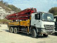 China High Productivity/h SY5295THB 37m Concrete Pump Truck Mercedes Benz Construction Machinery for sale