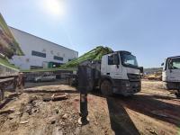 China Green 44000kgs Zoomlion 56m Concrete Pump Mercedes Benz Chassis Heavy Machinery 2018 for sale