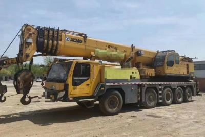 China QY130k Yellow All-Terrain 90ton Truck Crane Construction Machinery Used Mobile Crane for sale