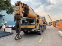 China 4 Shaft Number Used 200ton Terrian Mobile Crane Xg Hydraulic All-Terrain Truck Crane 2011 for sale