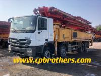 China Semi-Dry Shotcrete 2013 Puz 53/56m Concrete Pump Truck for Your Construction Needs for sale