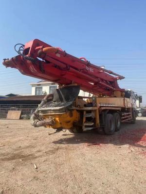 China Orange 2011 37m Heavy Equipment Concrete Pump Plate Cement Pump with Spare Parts for sale
