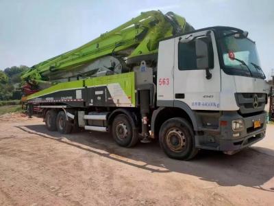 China 1540mm Feeding Height Semi-Dry Shotcrete Original 2018 Zml 56m Concrete Pump Truck for sale