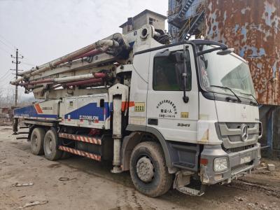 China 2012 Zml 47m Concrete Pump on Benz Truck Concrete Boom Pump for Green Heavy Equipment for sale