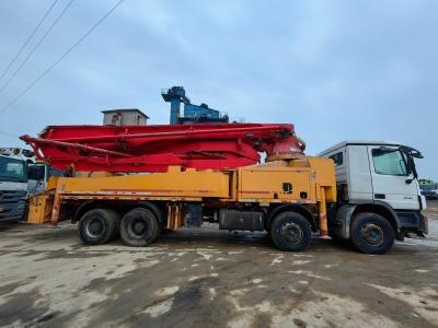 China 34800kgs Semi-Dry Shotcrete 2012 Putzmeister 46m Concrete Pump Truck for Big Projects for sale