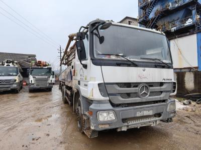 China 33000kgs 2015 Zoomlion 47m Used Concrete Pump Truck on Benz Chassis for Long Distance for sale