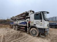 China Used Zoomlion 47m 2015 Concrete Boom Pump Heavy Equipment with Cylinder Type Structure for sale