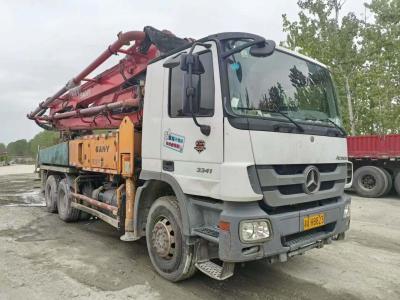 China 2011 Suny 37m Concrete Pump Semi-Dry Shotcrete Type on Benz Structure Cylinder Type for sale