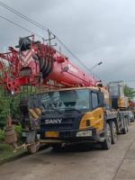 China 50t Construction Equipment Lifting Machine with 5 Crane Jib and ISO9001 Certification for sale