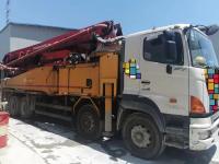 China Semi-Dry Shotcrete Type 2012 Hino 49m Concrete Pump with Vibrating Amplitude of 2.6mm for sale