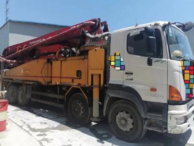 China Semi-Dry Shotcrete Type 2012 Hino 49m Concrete Pump with Vibrating Amplitude of 2.6mm for sale